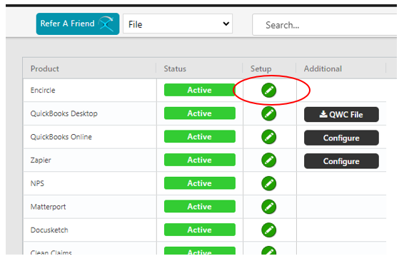Encircle Integration